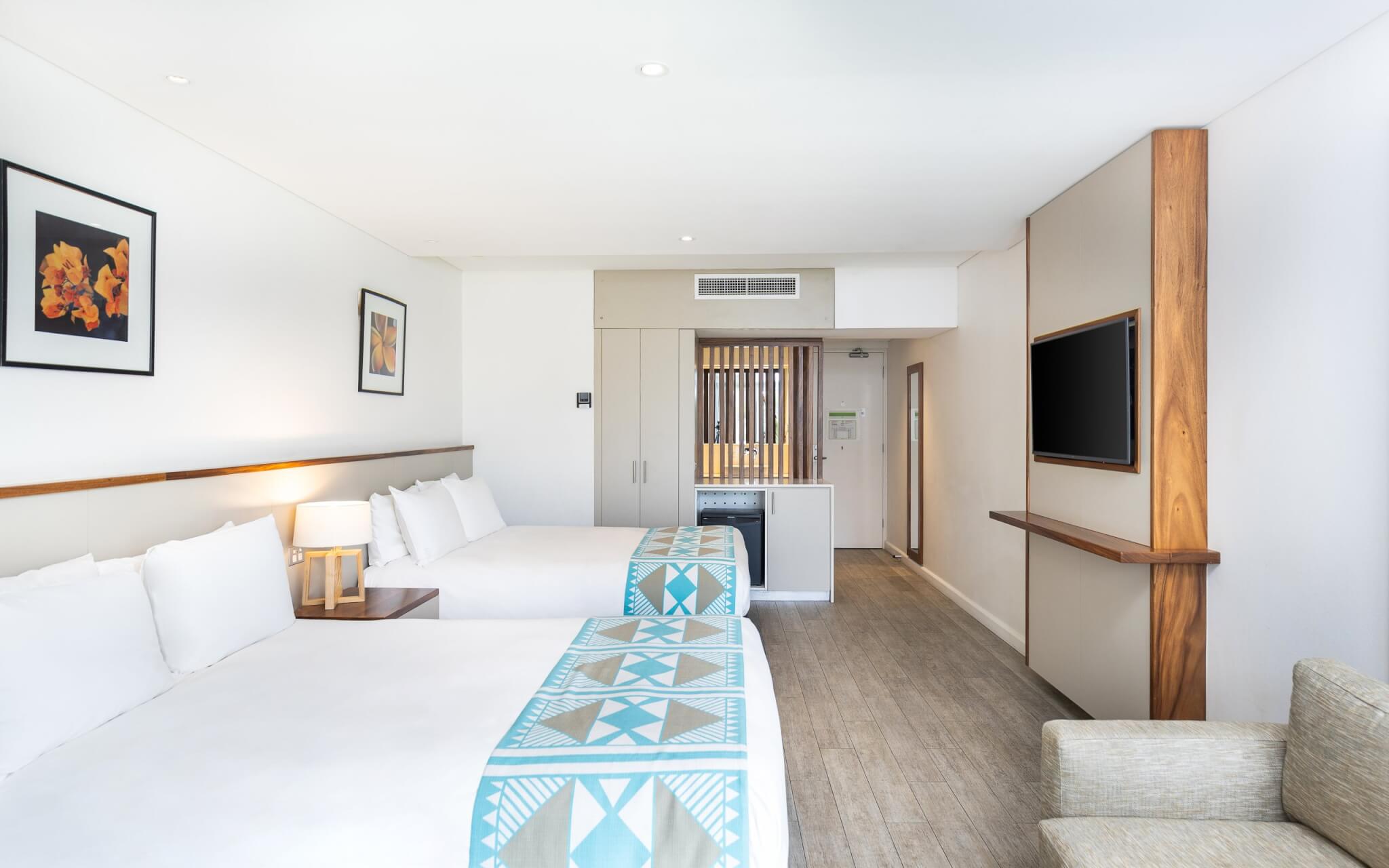 2 Double Beds Ocean Sunset View - Holiday Inn Suva Fiji